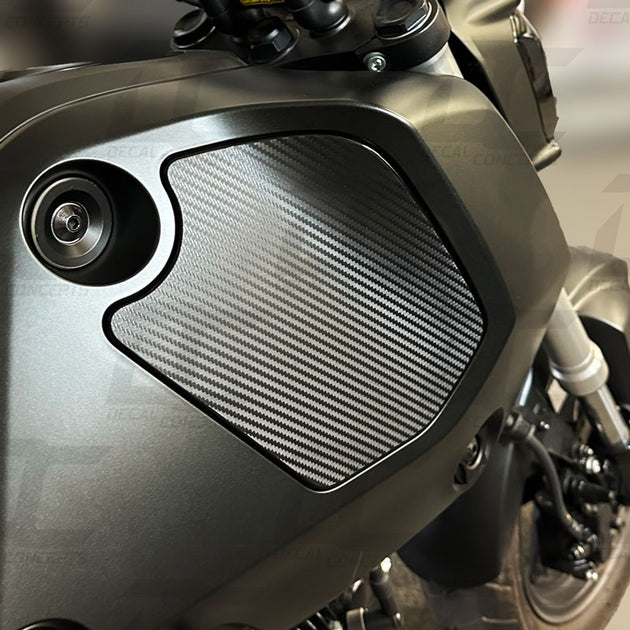 Carbon Fiber Side Body Fairing Accent Decal Graphic Kit For Honda Grom ...